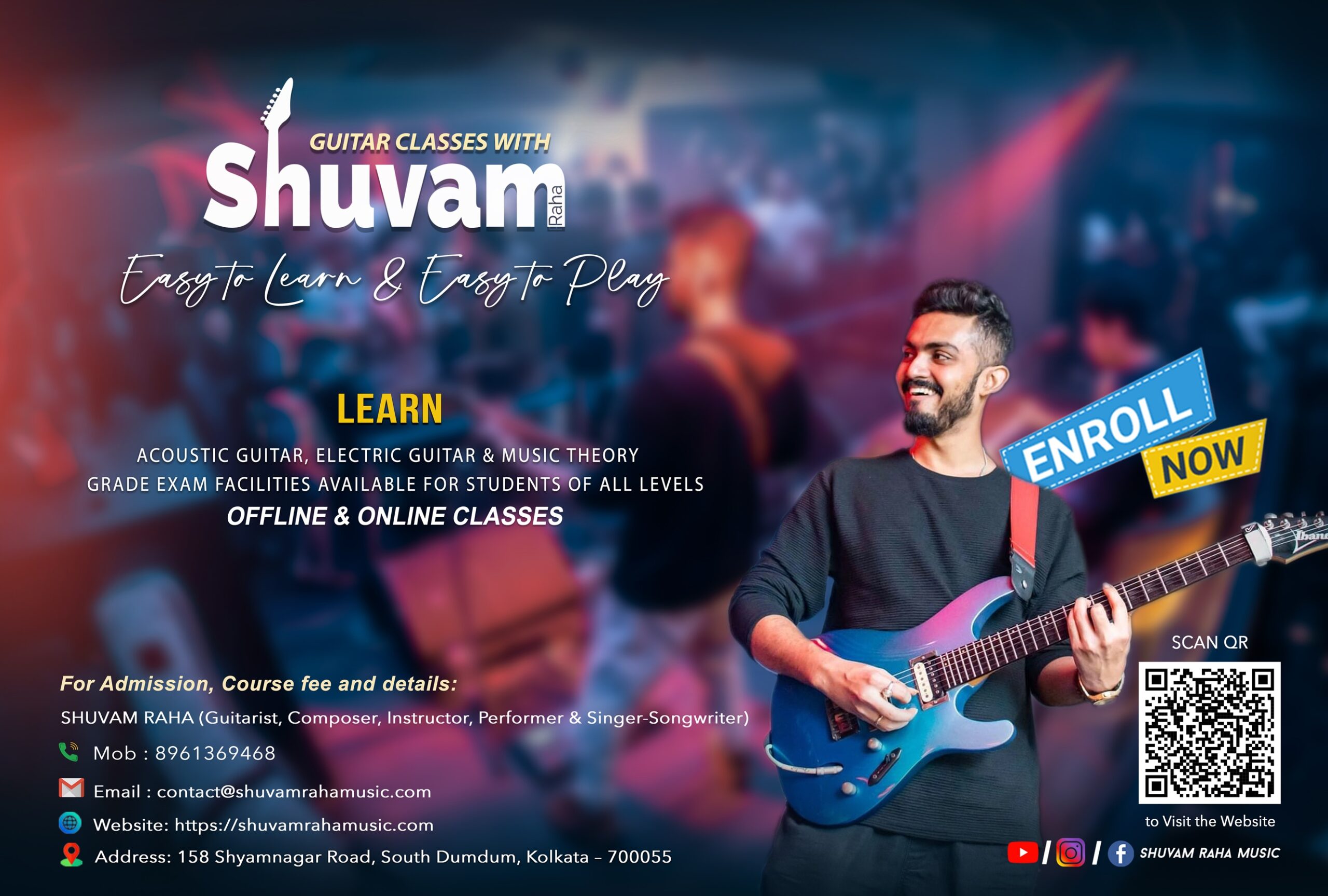 Guitar Classes with Shuvam – Grade Examination 2025 – Shuvam Raha Music